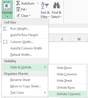 How to Hide and Show Rows and Columns in Microsoft Excel